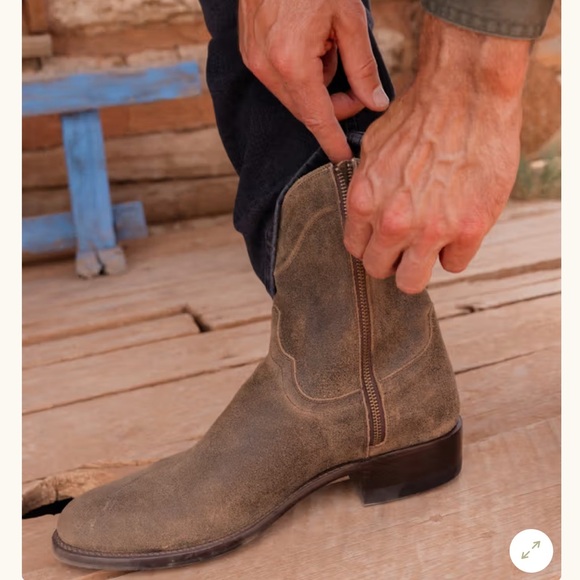 Tecovas | Shoes | Tecovas The Dean Original Zip Boot Gravel Suede Size ...